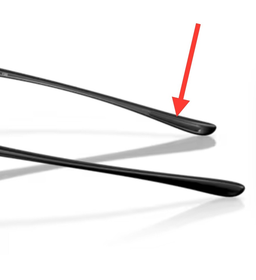 Oakley Unstoppable OO9191 Women Sunglass Black Rubber Replacement End ...