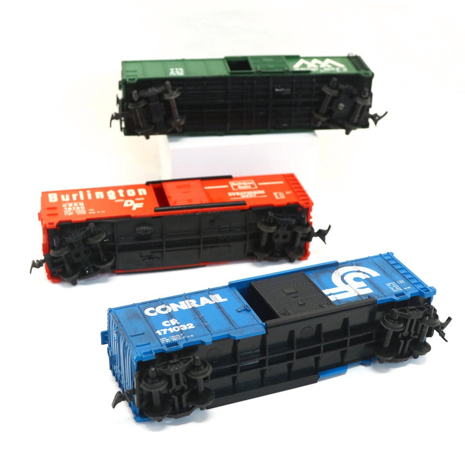 Ho Scale 40ft Box Cars Lot of 3 Vintage Rolling Stock 1:87 Model Trains ...