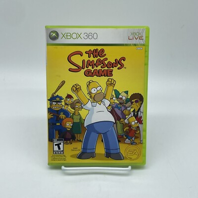 The Simpsons Game (Microsoft Xbox 360, 2007) Complete Tested & Works ...