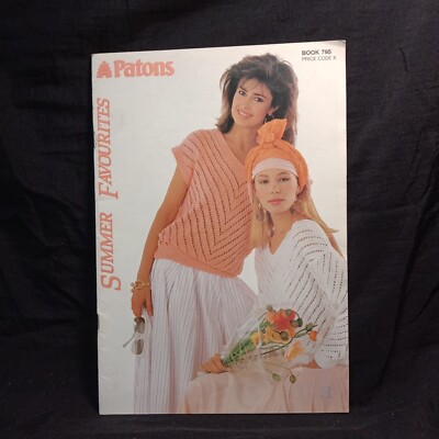 Vintage Patons Knitting Book - #795 - Summer Favourites - 32p | eBay ...
