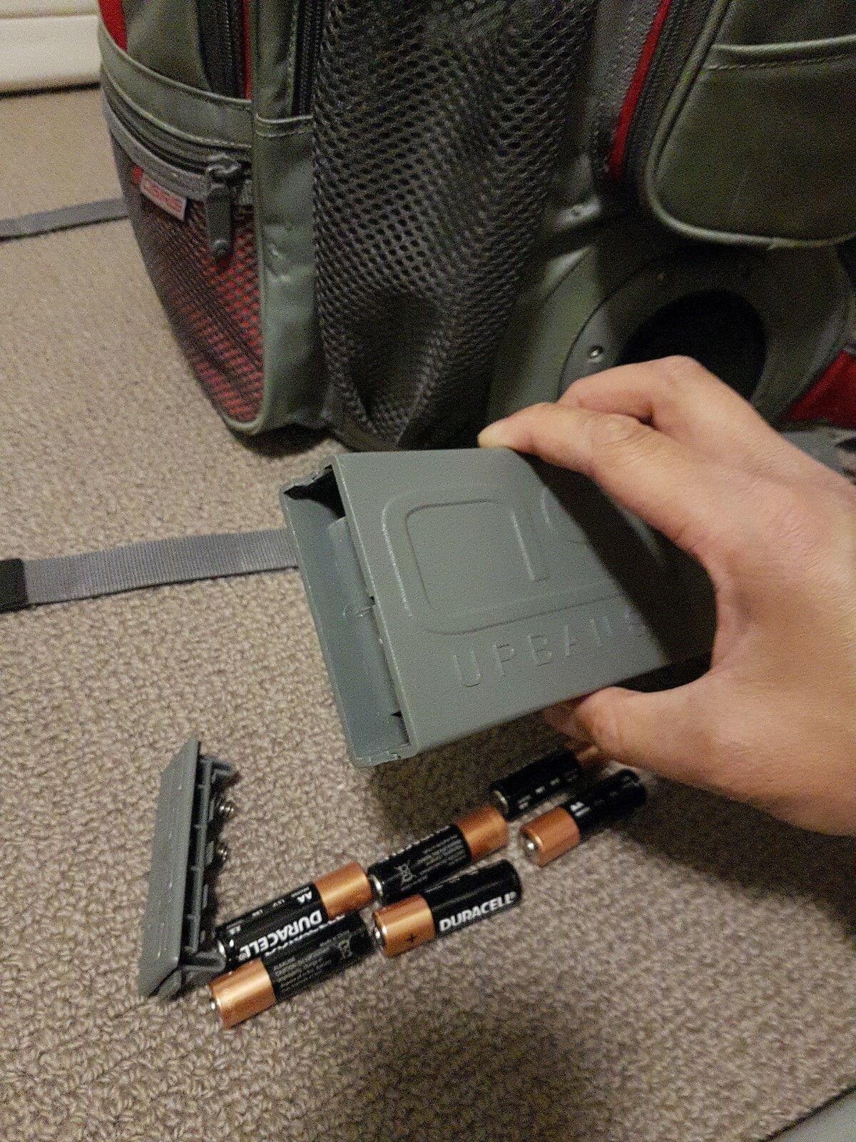 Osiris G-bag metatron 2100 backpack with speakers silver red rare vintage skate | eBay