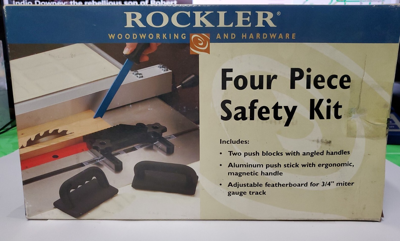 ROCKLER Wood Working And Hardware -Four Piece Safety Kit . Push stick ...