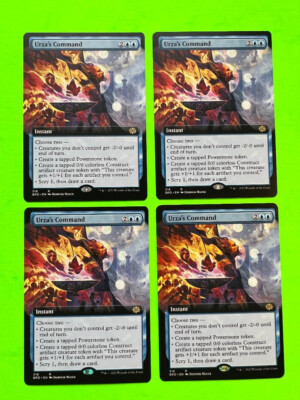 MTG The Brothers War ( Urza's Command ) 4 Extended Art Cards 058 | eBay