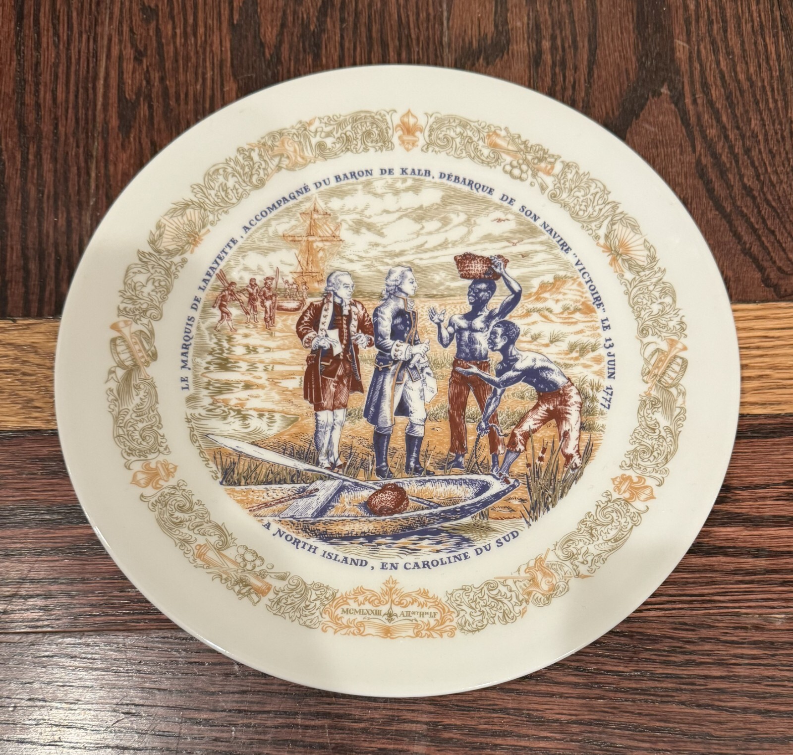 D'Arceau Limoges Porcelain Lafayette Legacy 1776 Revolutionary War ...