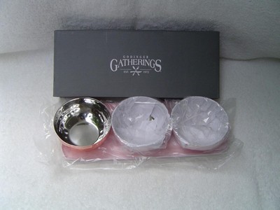 NEW GODINGER COPPER CONDIMENT BOWL SET 4 PIECE SET NEW IN BOX | eBay