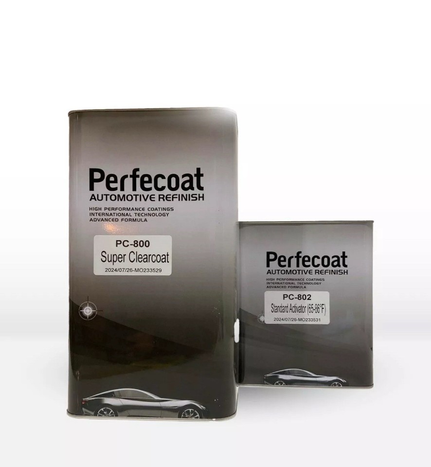 Perfecoat 800 Super Clearcoat 5 Lt. W/ PC-802 Medium Activator 2.5lt ...