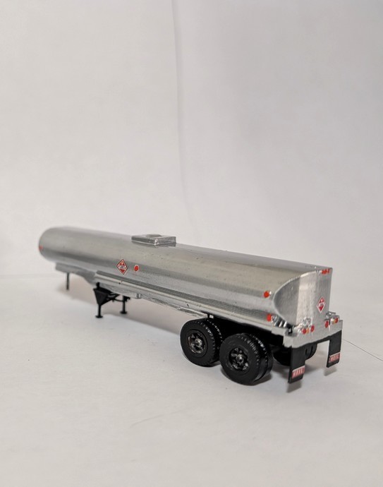 Custom Built 1/87 HO Scale Mack Cabover Semi Truck & Fuel Tanker | eBay