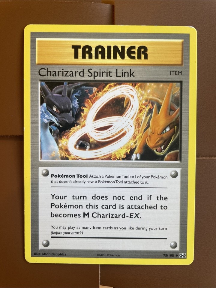 Pokémon TCG Charizard Spirit Link XY Evolutions Card 75/108 Card | eBay