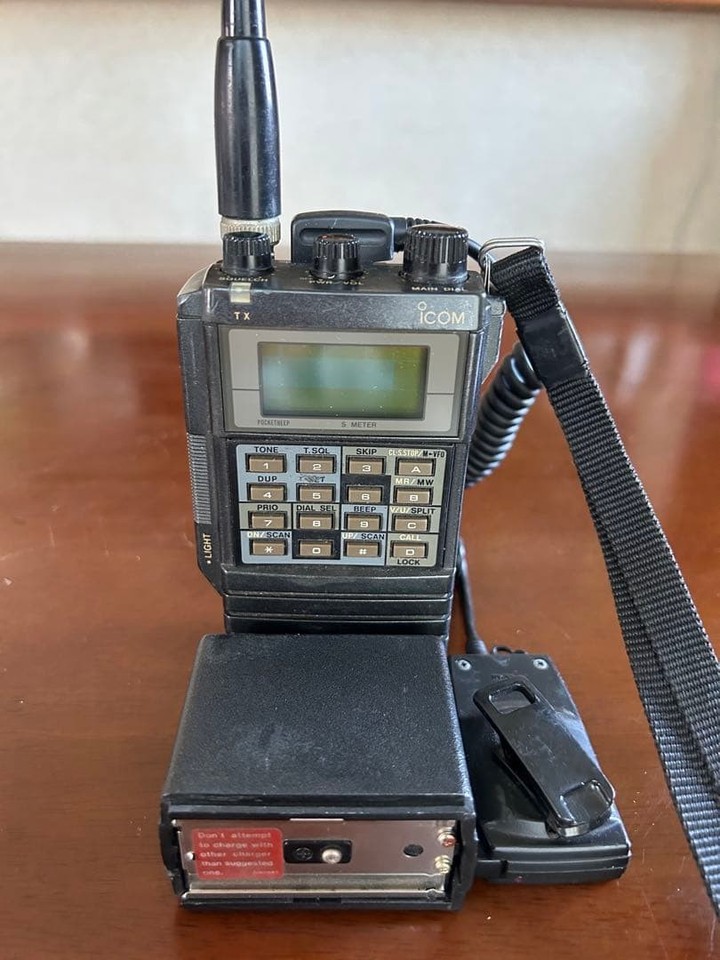 ICOM Handy Radio with Microphone | eBay