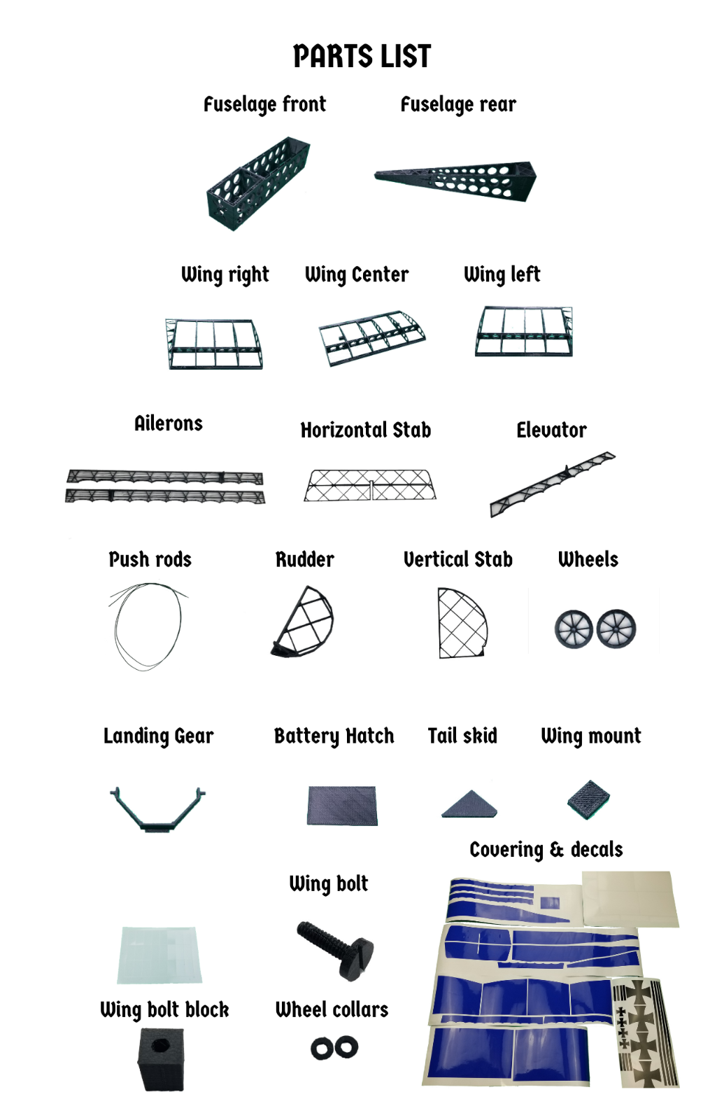 Mini Ugly Stick RC avion (rouge) 23" Wingspan kit facile avec ...