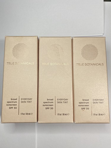 NEW IN BOX UNUSED True Botanicals Everyday Skin Tint SPF 30 1 oz choose ...