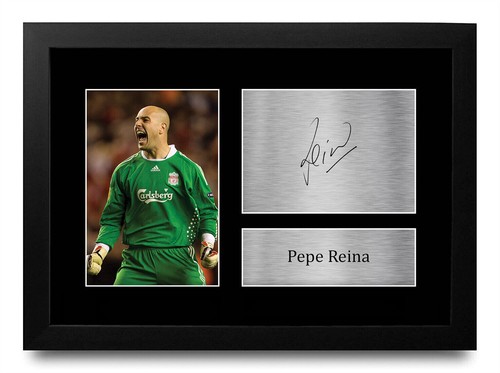 Pepe Reina Liverpool Great Gift Idea Printed Autograph Picture for ...