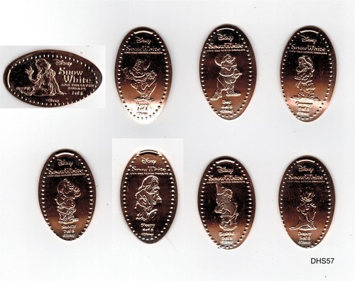 DHS59 - 8 elongated pennies Tower of Terror at Disney World Hollywood ...