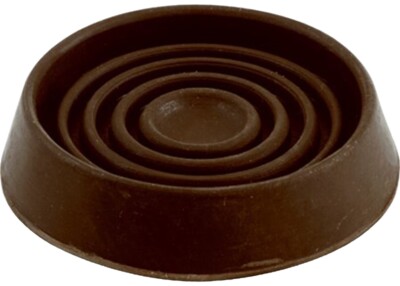 NEW SHEPHERD 9067 PK (2) 3" FURNITURE RUBBER BROWN CASTER CUPS 2033066 ...