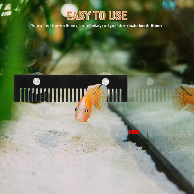 Overflow Fish Tank Comb Aquarium Weir Plastic Avoid Anti-Spill Clear ...