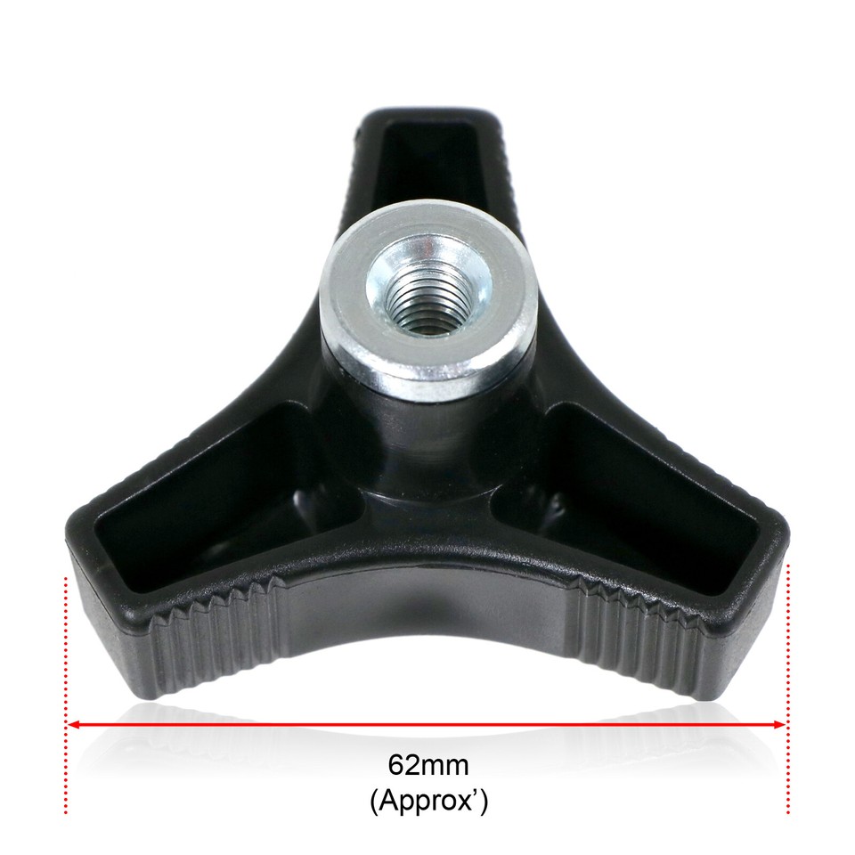 Lawnmower Handle Bolt Knob Wing Nut for Bosch Atco Stiga Lawn Mower M8 ...