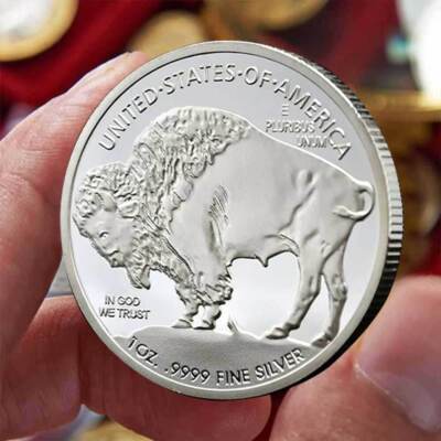 American Bison 2025 Coin 1oz . Fine Silver Bullion Uncirculated ...
