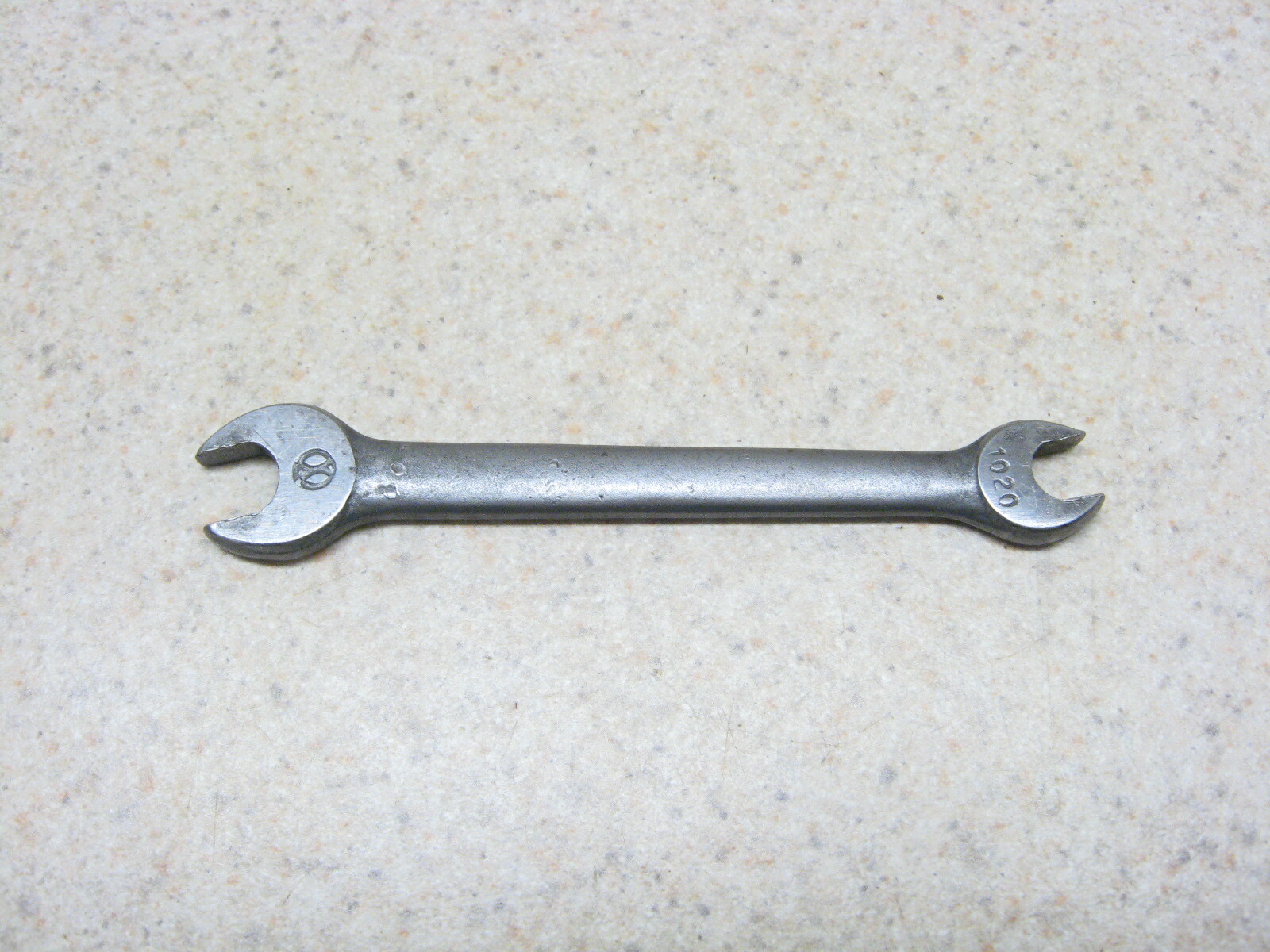Vtg Duro-Chrome 1020 1/4" x 5/16" Open End Wrench X-Circle WW2 GMTK GPW ...