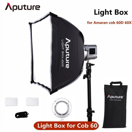 Aputure Light Box 4545 Square SoftBox diffuser Amaran COB 60D 60X 60 ...