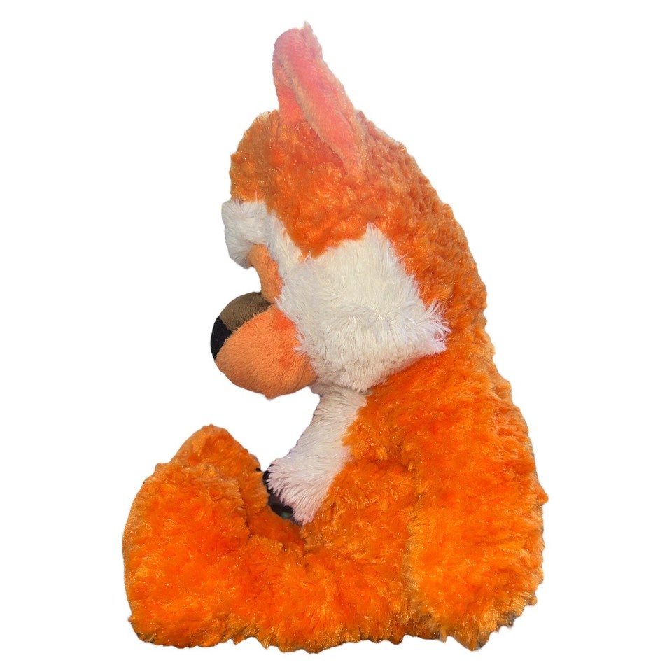 Kellytoy Orange White Fox Shaggy Silky Plush Stuffed Animal 15” Inches ...
