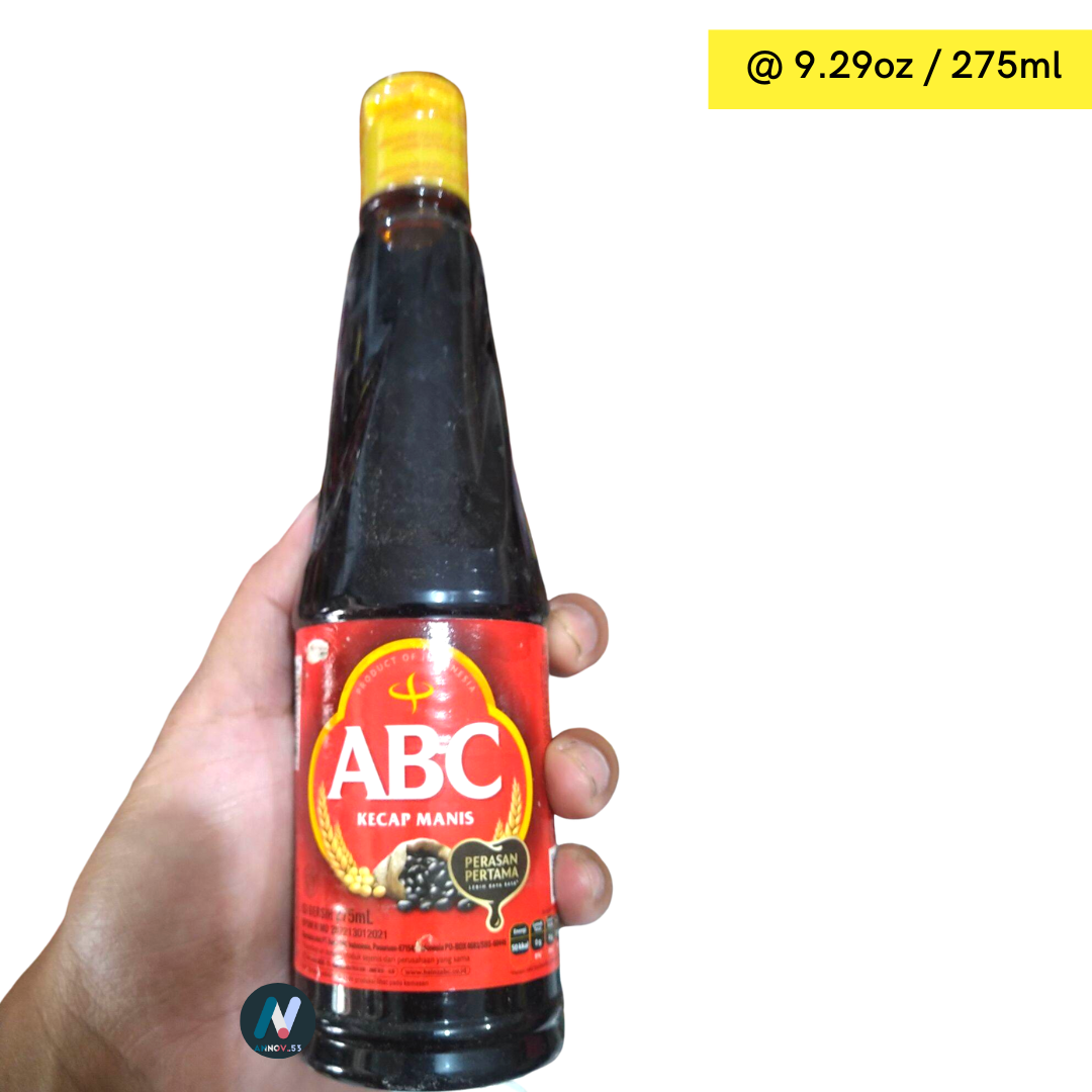10x 275ml ABC Sweet Soy Sauce Ketchup Dipping Brown Sauce Flavor Soya ...