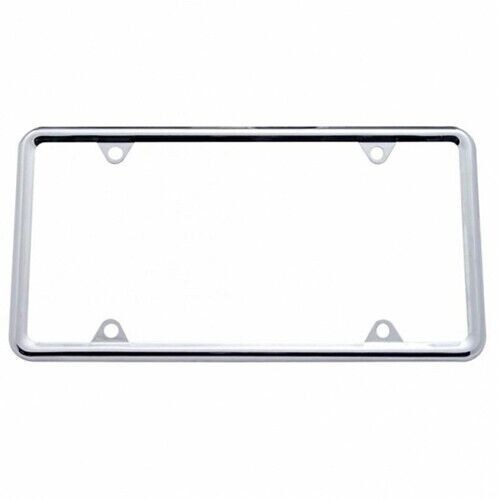 Plain License Plate Frame, Chrome Plated Metal | eBay