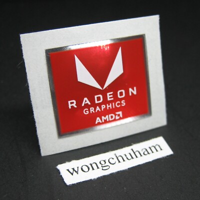 PC Notebook Sticker - Radeon Graphics AMD Sticker 17mm x 20mm ...