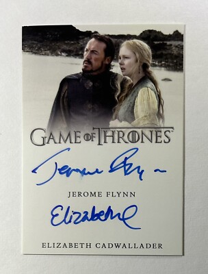 Game Of Thrones Iron Anniversary Dual Auto Jerome Flynn Elizabeth ...