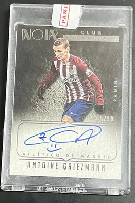 2016-17 PANINI NOIR ANTOINE GRIEZMANN CLUB SIGNATURES AUTO AUTOGRAPH 55 ...