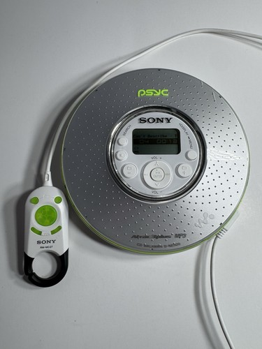 Sony PSYC Atrac3plus MP3 Portable CD Player Walkman D-NE320 With Remote ...