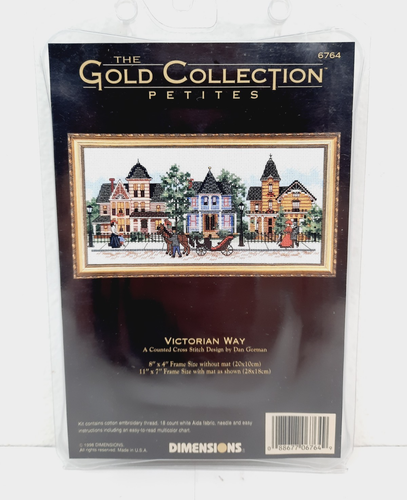 New Dimensions Gold Collection Petites Victorian Way Cross Stitch Kit ...