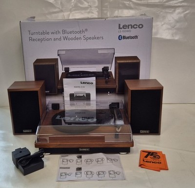 Lenco LS-100 Turntable Speakers Vinyl Record Player Sound System | eBay UK