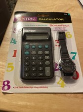 Vintage Sentry Calculator Sports Watch Combo CA339 5 Functions LCD ...