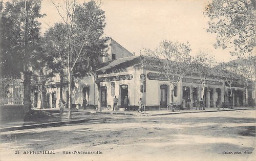 Algérie - AFFREVILLE Khemis Miliana - Rue d'Orléansville Grand Café du ...