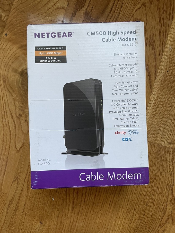 Netgear® CM500V 16x4 DOCSIS 3.0 680Mbps High Speed Cable Modem with ...