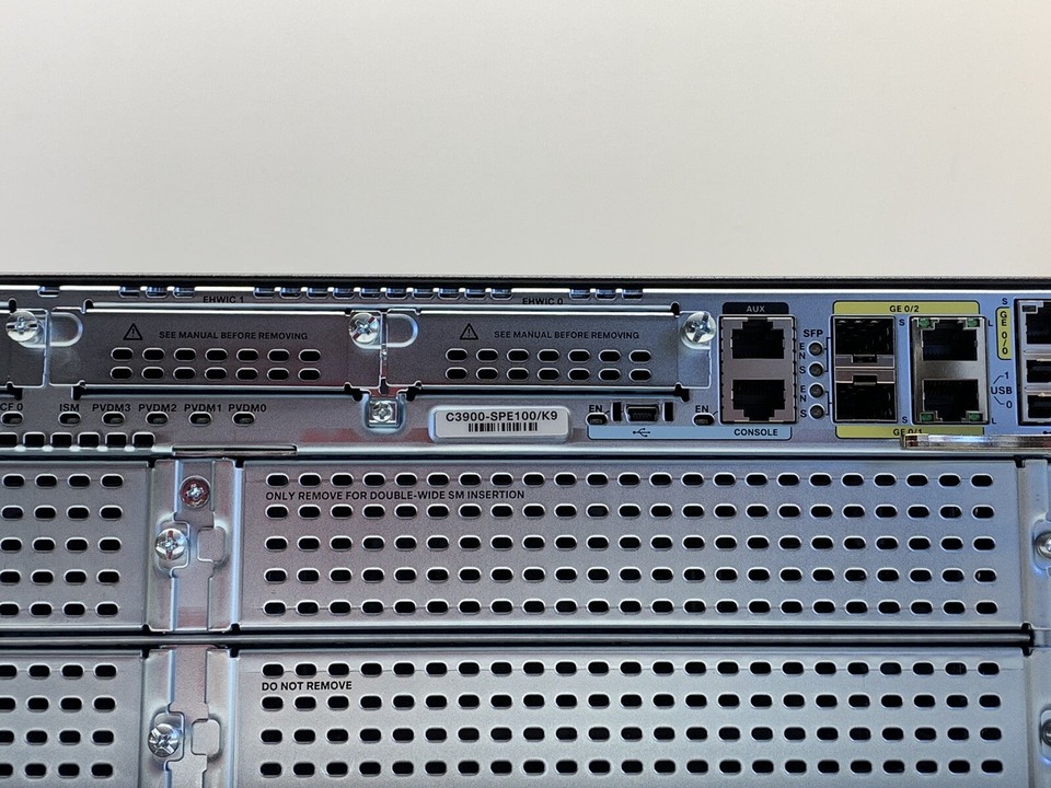 Cisco 3925 Router 3900 SPE100/K9 | #R344 | eBay