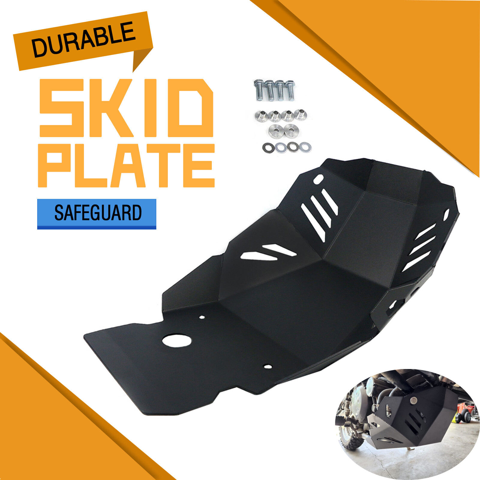 Bottom Skid Plate Engine Guard Protector Fit Kawasaki KLR650 KLR 650 ...