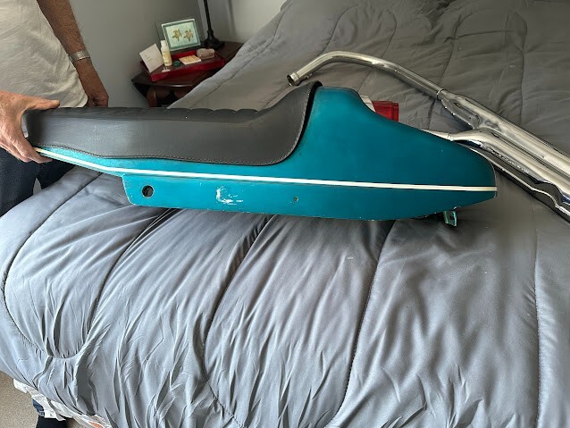 1970-71 Harley Sportster XLH Ironhead boat tail rear fender | eBay