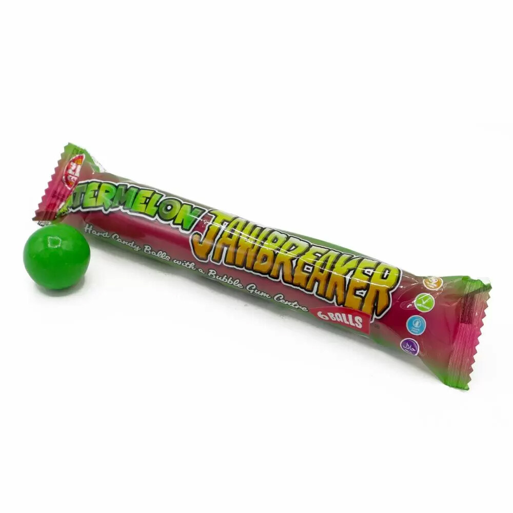 Zed Candy Jawbreaker 6 Ball Pack 49.5g Bubblegum Gumballs Sweets Party ...
