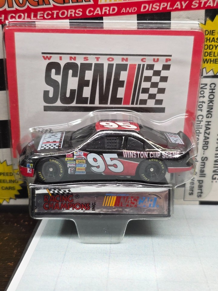 1:64 #95 2 CARS WINSTON CUP SCENE / ILLUSTRATED FORD & CHEVY CHAMPIONS ...
