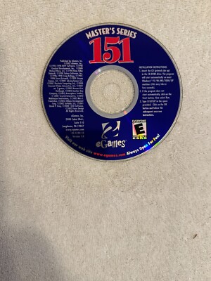 Master Series 151 - (PC 2002 eGames) CD ONLY!!! | eBay