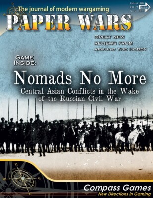 Compass Games Paper Wars Magazine #86, with Nomads No More Board Game ...