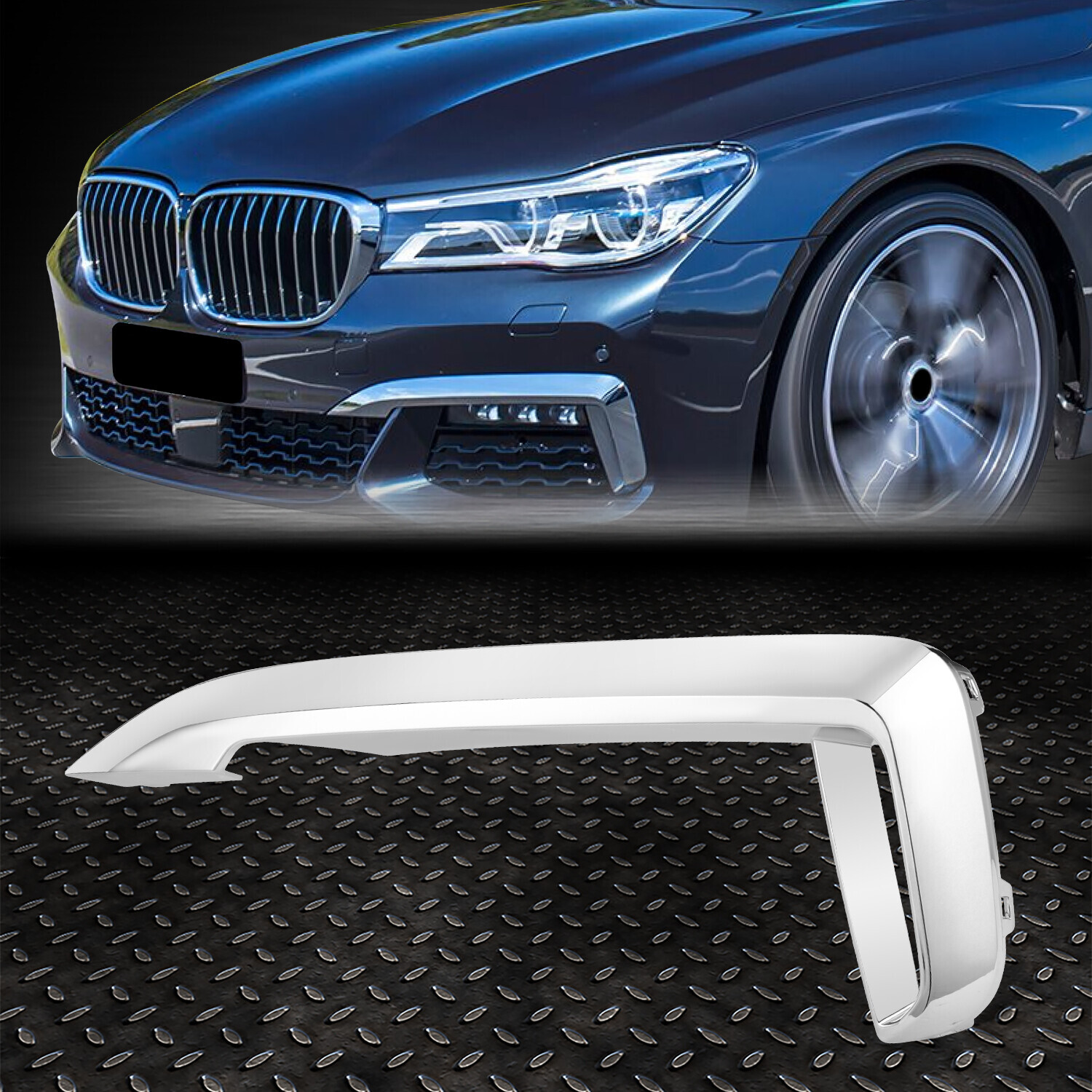 For 16-19 BMW 740e/i 750i/Li Front Driver Side Lower Bumper Cover ...