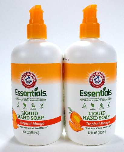 2 x Arm & Hammer Essentials Liquid Hand Soap Tropical Mango 12oz | eBay