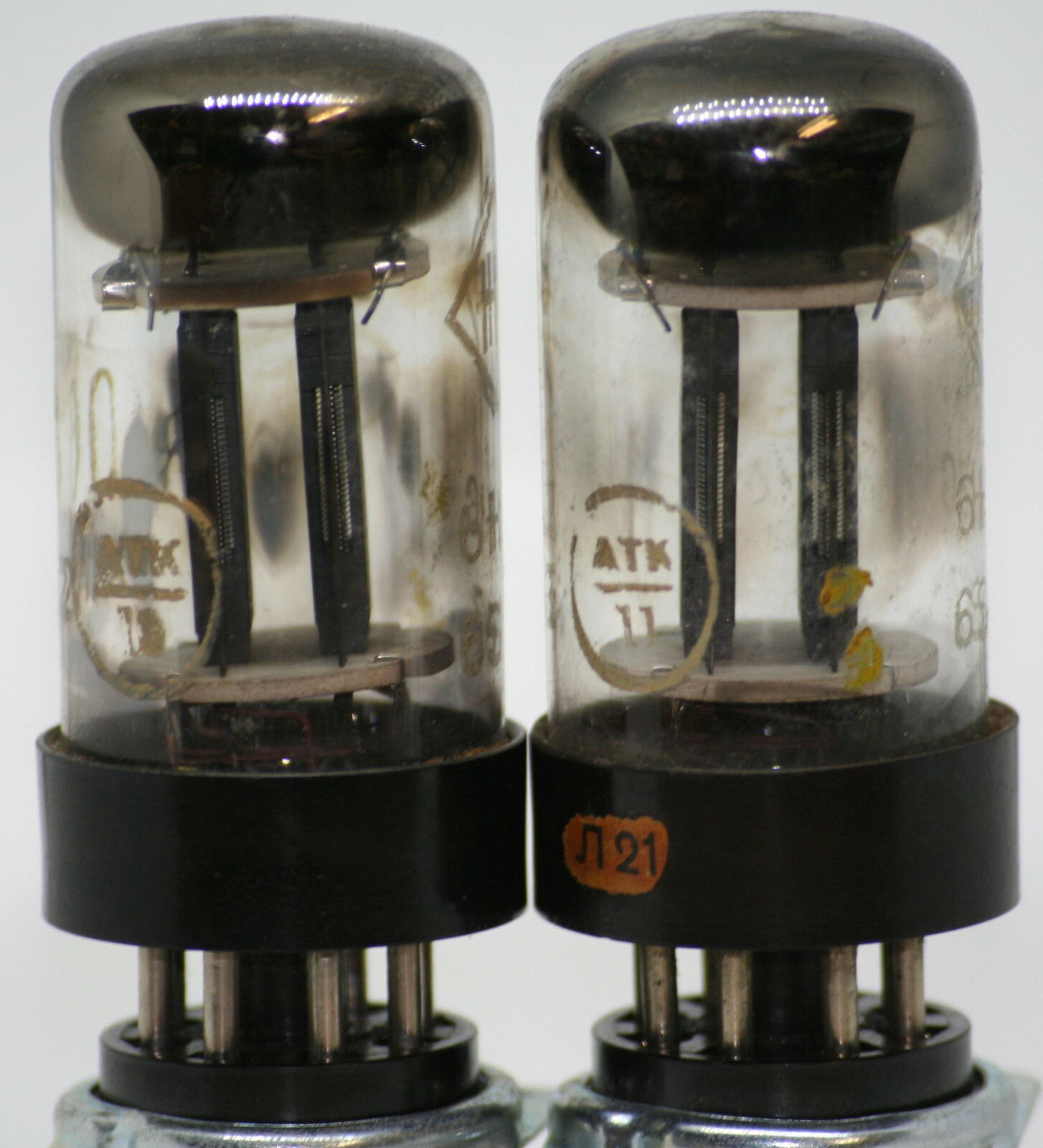 6h8c 6sn7 HF tube pair 6n8 s 6n8p b65 ecc35 cv1988 q65 telefunken 2a3 ...