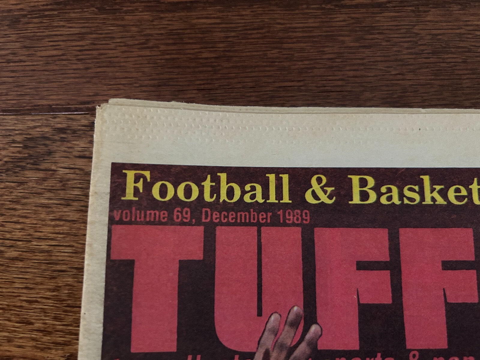 1989 Vintage "TUFF STUFF" {MICHAEL 'AIR' JORDAN} Price Guide Newspaper ...