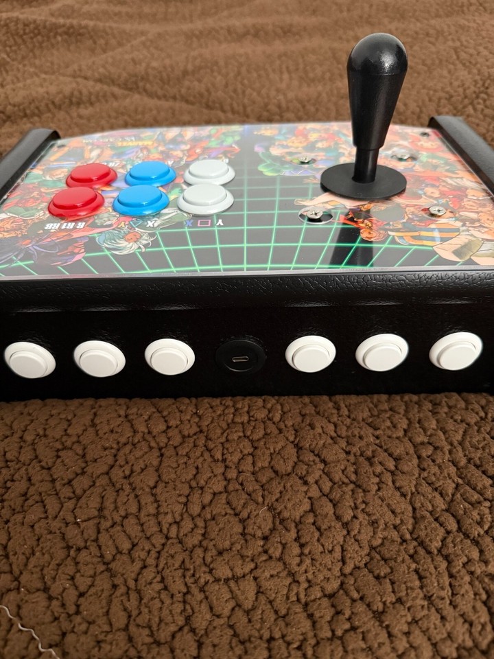MAS MINI Arcade Fight Stick Joystick Replica Case, paint, plexiglass ...