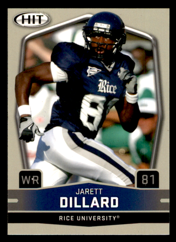 2009 SAGE HIT Jarett Dillard Glossy #18 Rice Owls | eBay