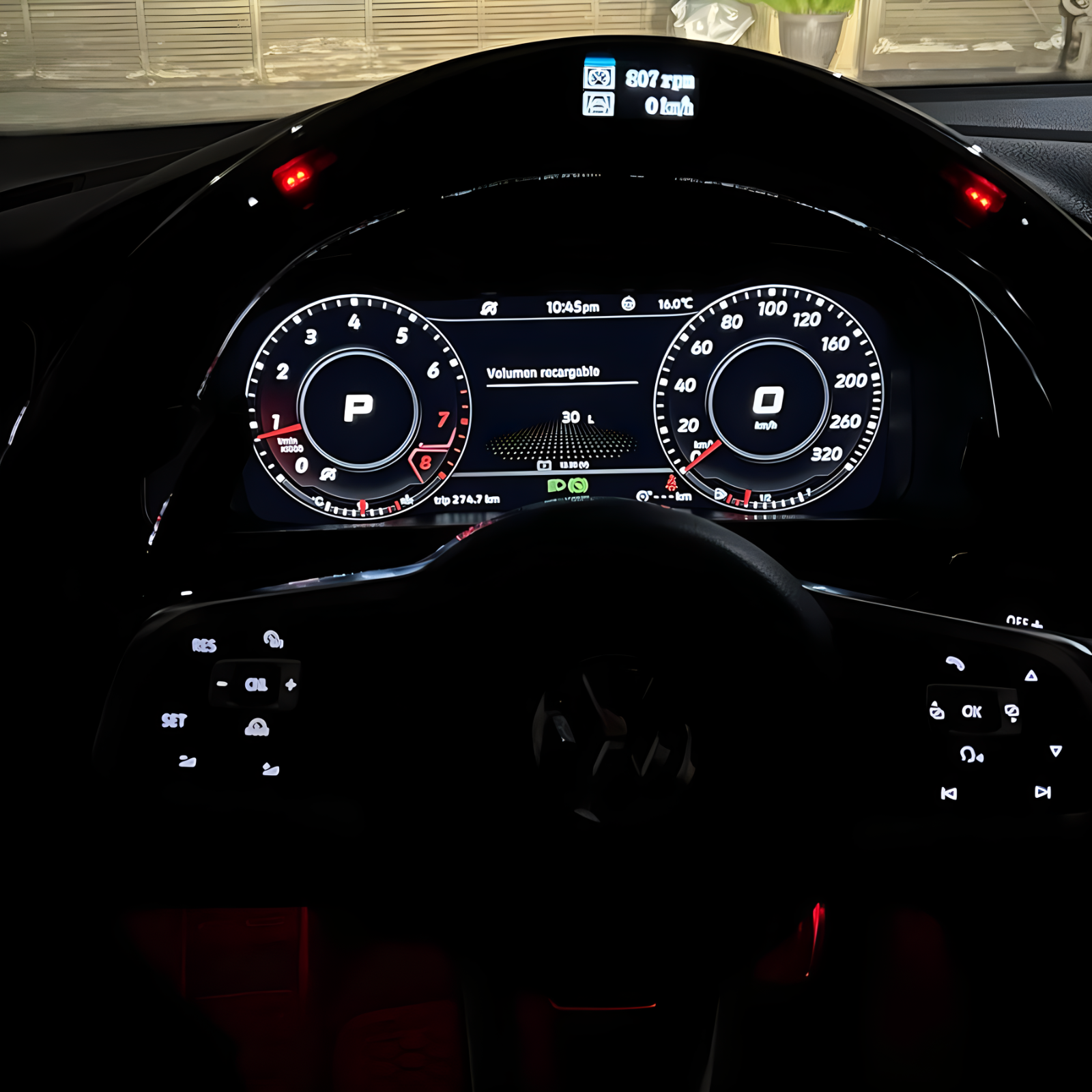 2012-2019 VW Golf 7 MK7 12.3'' Digital Instrument Cluster LCD Dashboard ...
