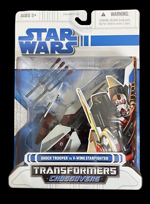 Star Wars Transformers Crossovers “Shock Trooper to V-Wing Starfighter ...